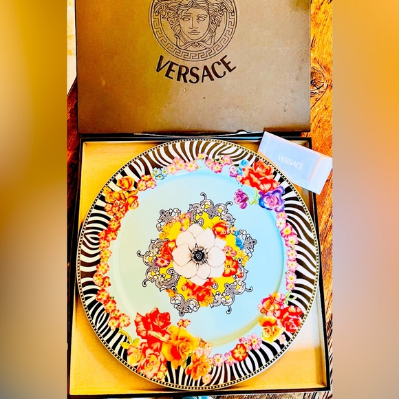 Versace | Art | Vintage Versace By Rosenthal Service Plate In Hot ...
